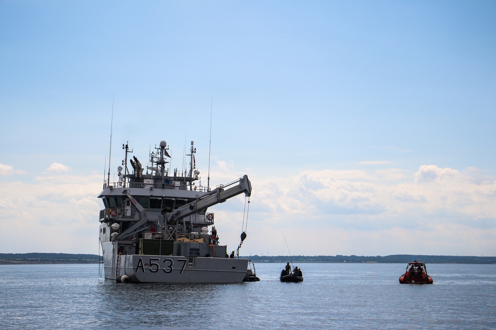 DVIDS - Images - HDMS Soloven (P563), Flyvefisken-class PV, anchors in ...