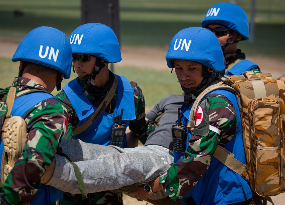 DVIDS - Images - Indonesian airmen conduct peacekeeping checkpoint ...