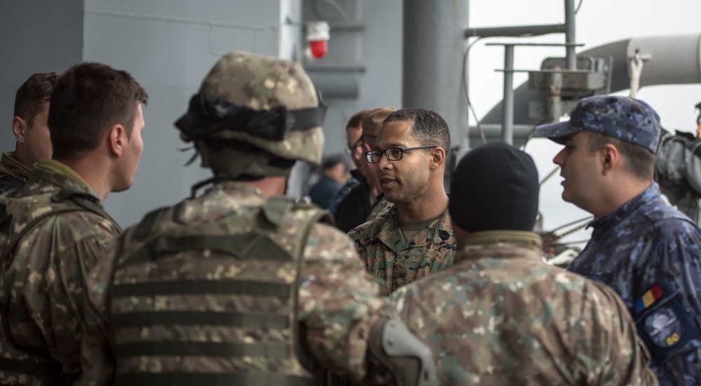 DVIDS - Images - BALTOPS 2019 Romanian Marines Board USS Mount Whitney ...