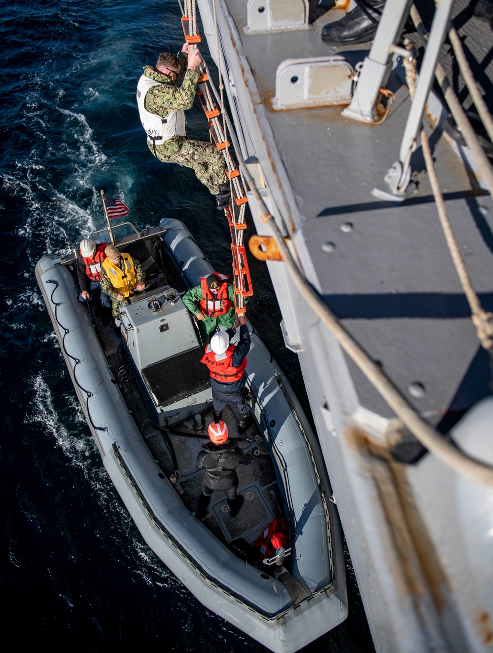 DVIDS - Images - USS Michael Murphy Small Boat Operations [Image 3 of 8]