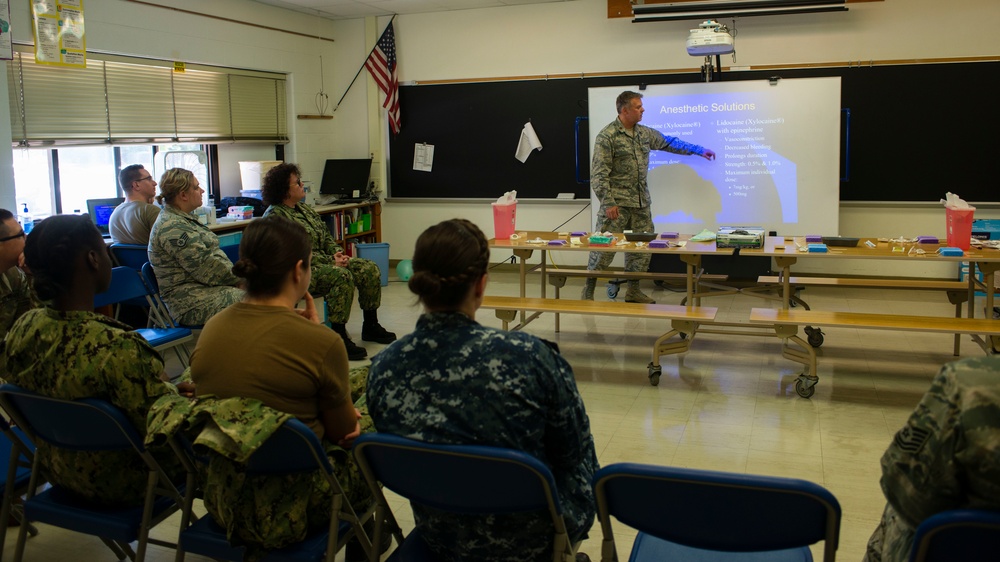 DVIDS - Images - IRT performs suture training [Image 1 of 4]