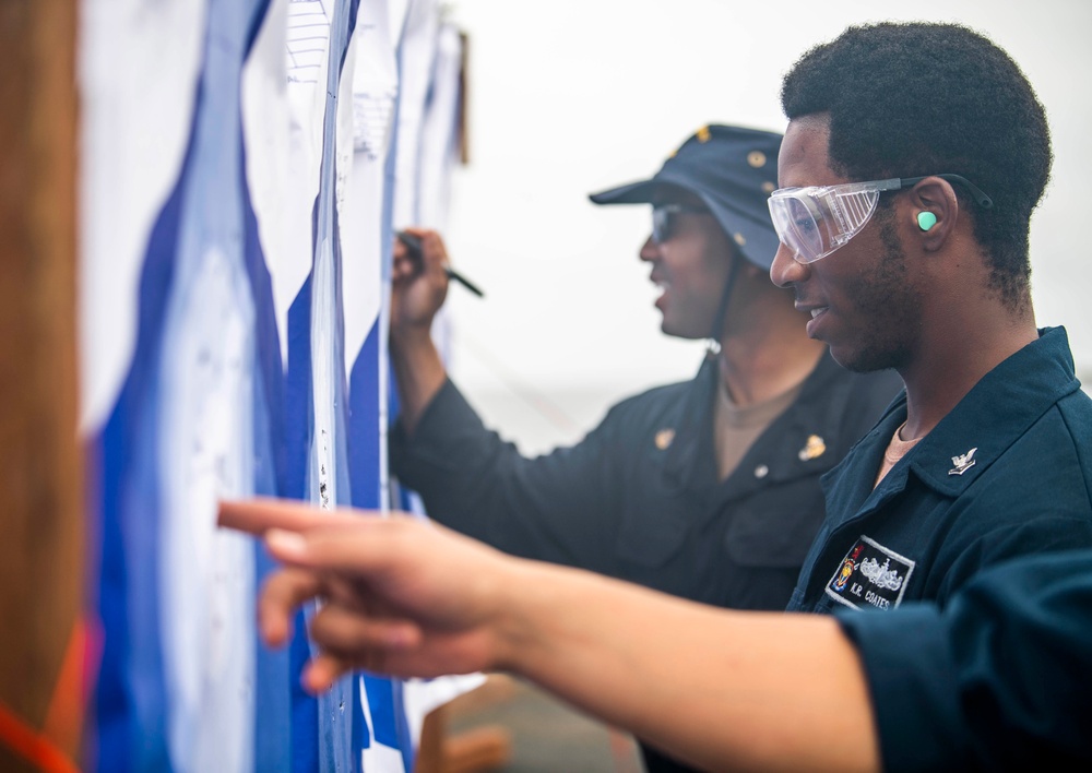 DVIDS - Images - Sailors Aboard USS Milius (DDG 69) Conduct M9 Pistol ...