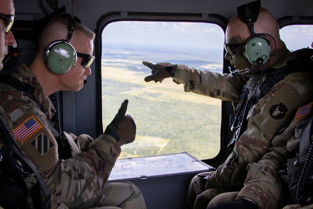 DVIDS - Images - First Army, 2nd IBCT Commanders Take Aerial Tour of ...