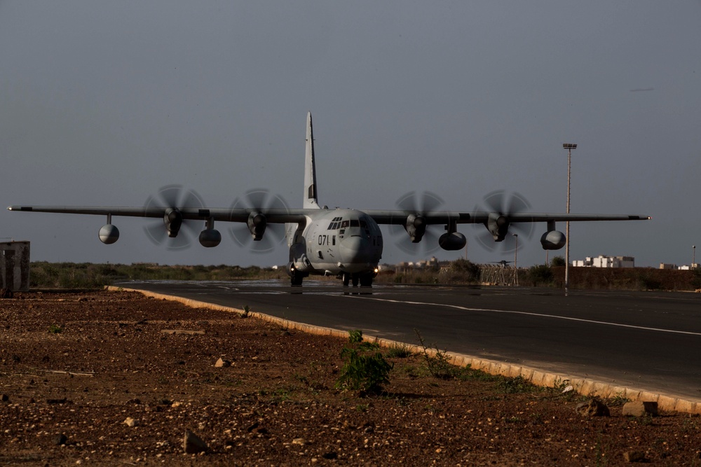 DVIDS - Images - SPMAGTF-CR-AF Aviation Combat Element arrives CSL in ...