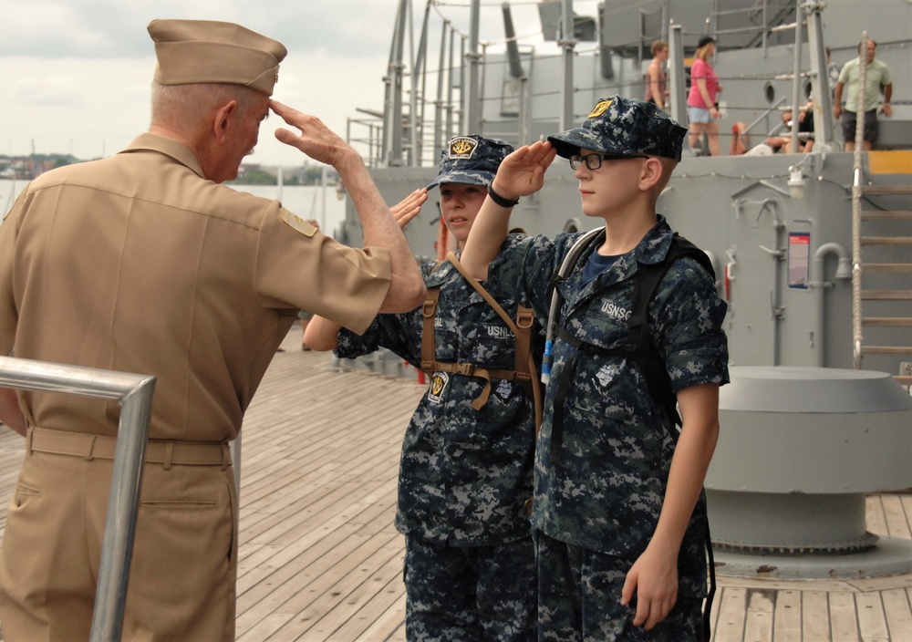DVIDS - Images - Naval Sea Cadets from Missouri visit Battleship ...