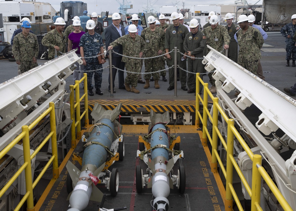 DVIDS - Images - CNO Visit to USS Gerald R. Ford (CVN 78) [Image 2 of 5]