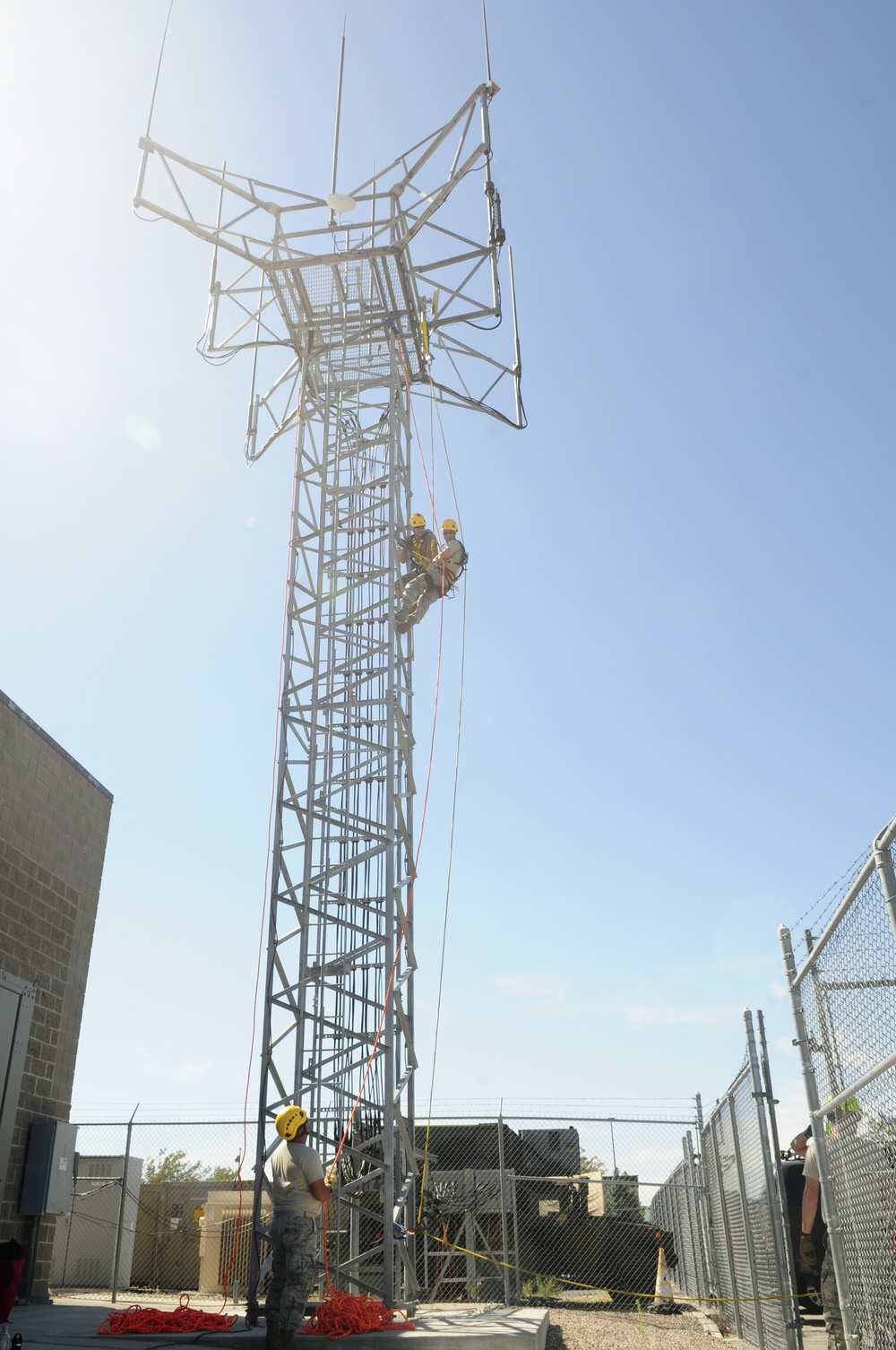 DVIDS - Images - 130th EIS Airmen conduct tower rescue training [Image ...