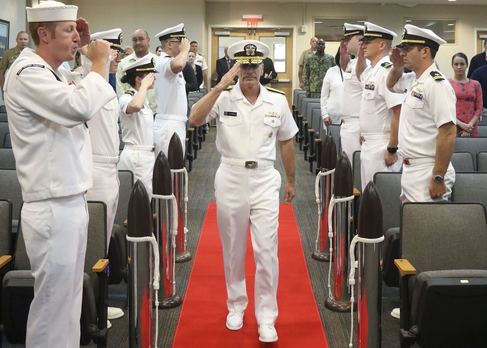 DVIDS - News - Rear Adm. Kitchener Visits SWOS, Addresses Graduates