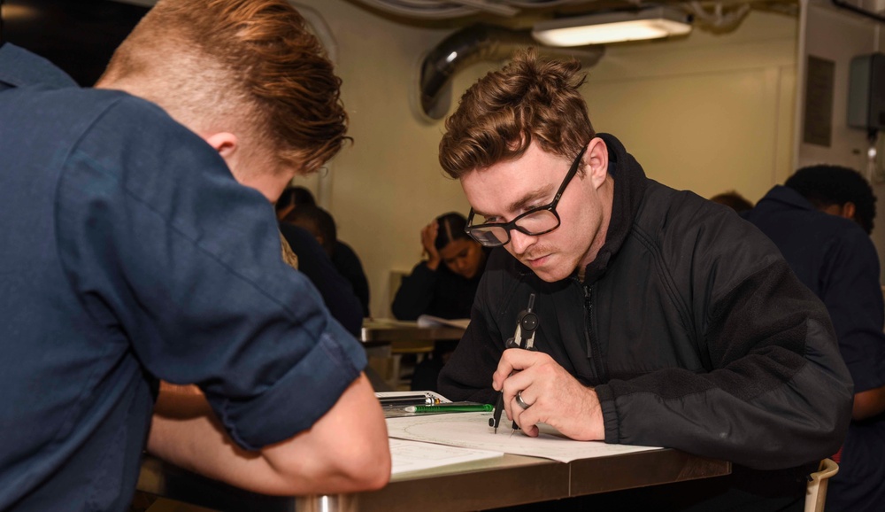 DVIDS - Images - USS John P. Murtha (LPD 26) E-4 Advancement Exam ...