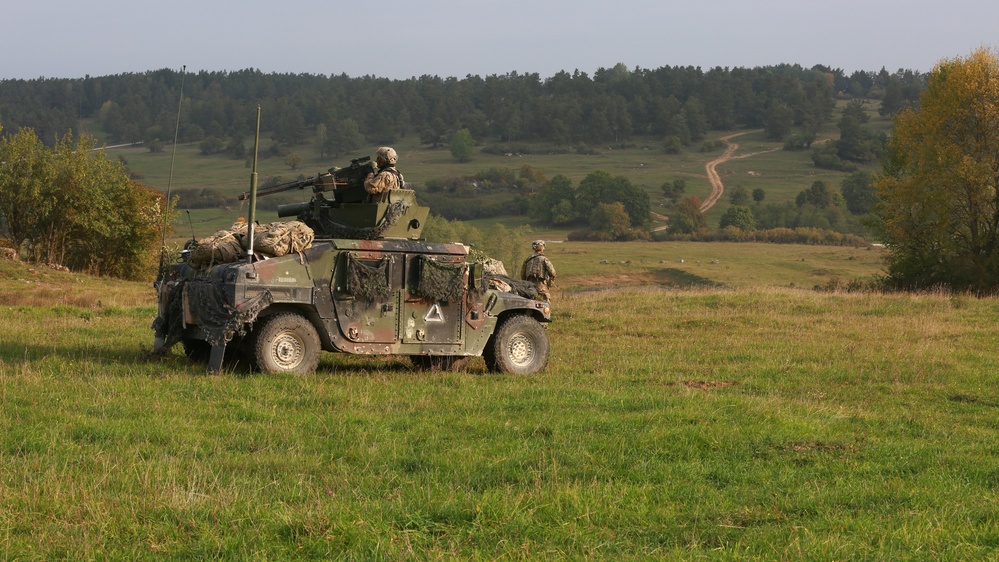 DVIDS - Images - U.S. Soldiers hold a battle position during Saber ...