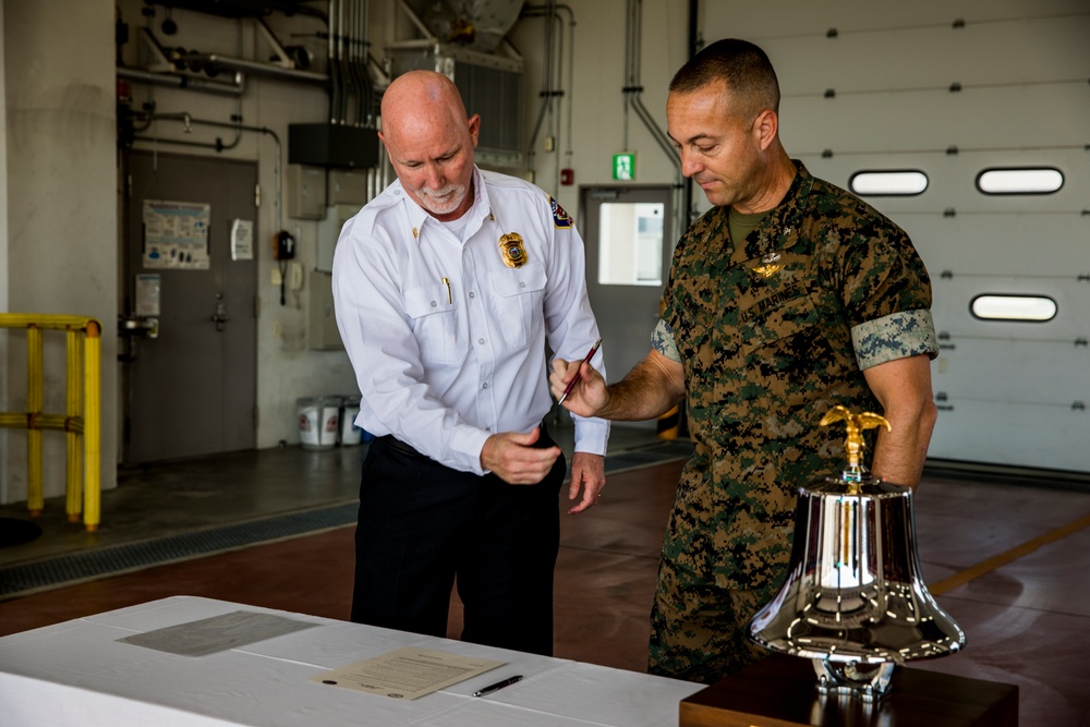 DVIDS - News - Colonel Fredrick Lewis signs Fire Prevention Proclamation