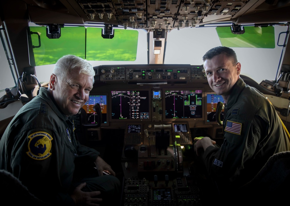DVIDS - News - Rice family duo flies KC-46 to new home at Pease