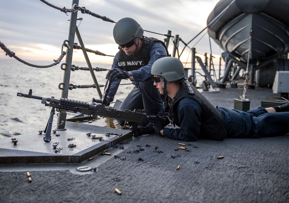 DVIDS - Images - Sailors Aboard USS Milius (DDG 69) Conduct Live-Fire ...