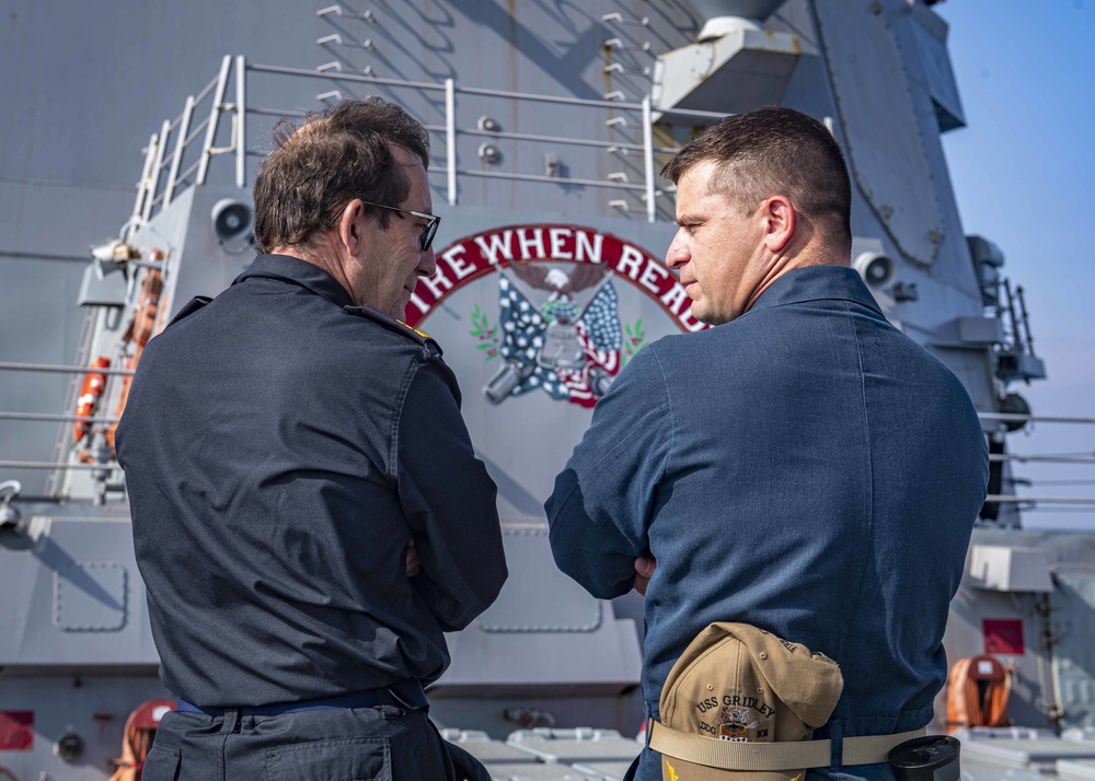 DVIDS - Images - Spanish Navy Leadership visits USS Gridley [Image 5 of 7]