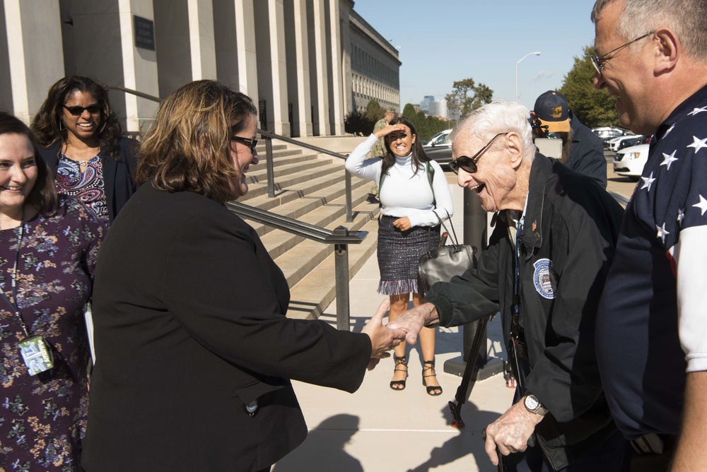 DVIDS - Images - WWII Veteran Jack Eaton is honored at the Pentagon ...