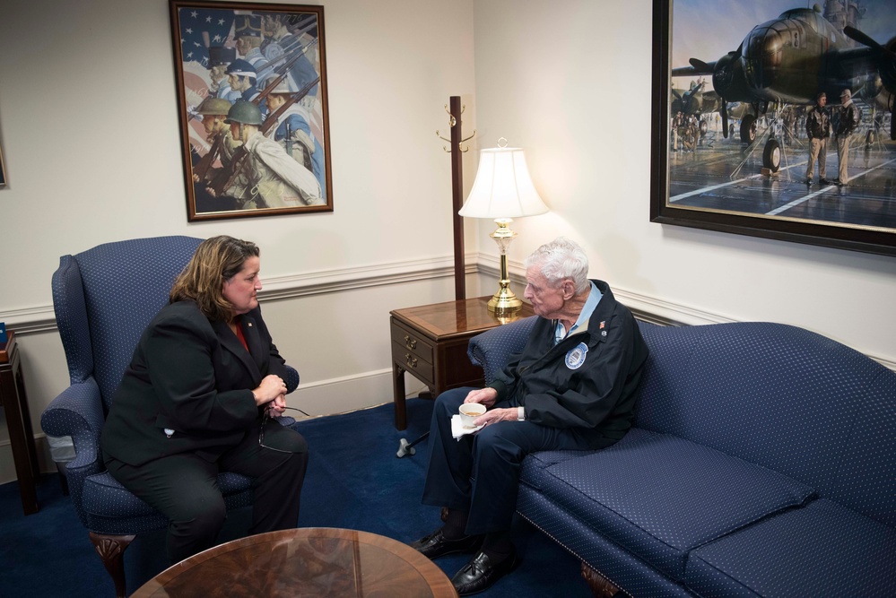 DVIDS - Images - WWII Veteran Jack Eaton is honored at the Pentagon ...