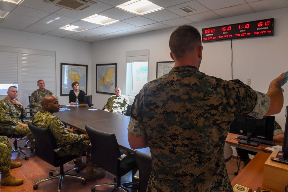 DVIDS - Images - NECC Leadership Visits CTF 68 in Spain [Image 2 of 3]