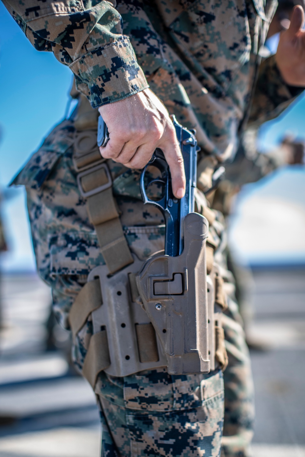 DVIDS - Images - 11th MEU conducts pistol range aboard USS John P ...