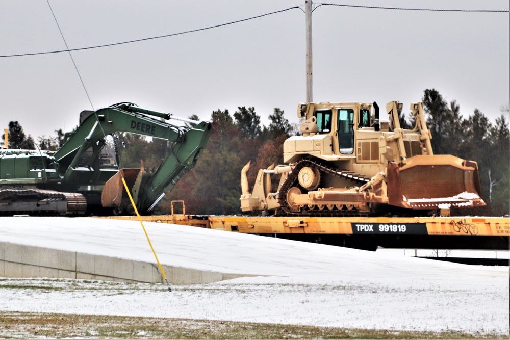 DVIDS - Images - Engineer company Soldiers unload vehicles, equipment ...