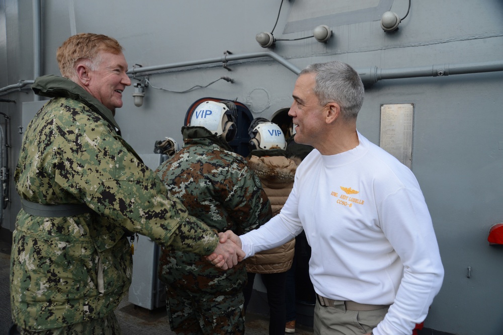 DVIDS - Images - Adm. James Foggo III tours USS Harry S. Truman (CVN 75)