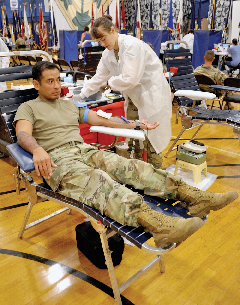 DVIDS - News - ‘Battle of the Battalions’— Troops donate blood to save ...