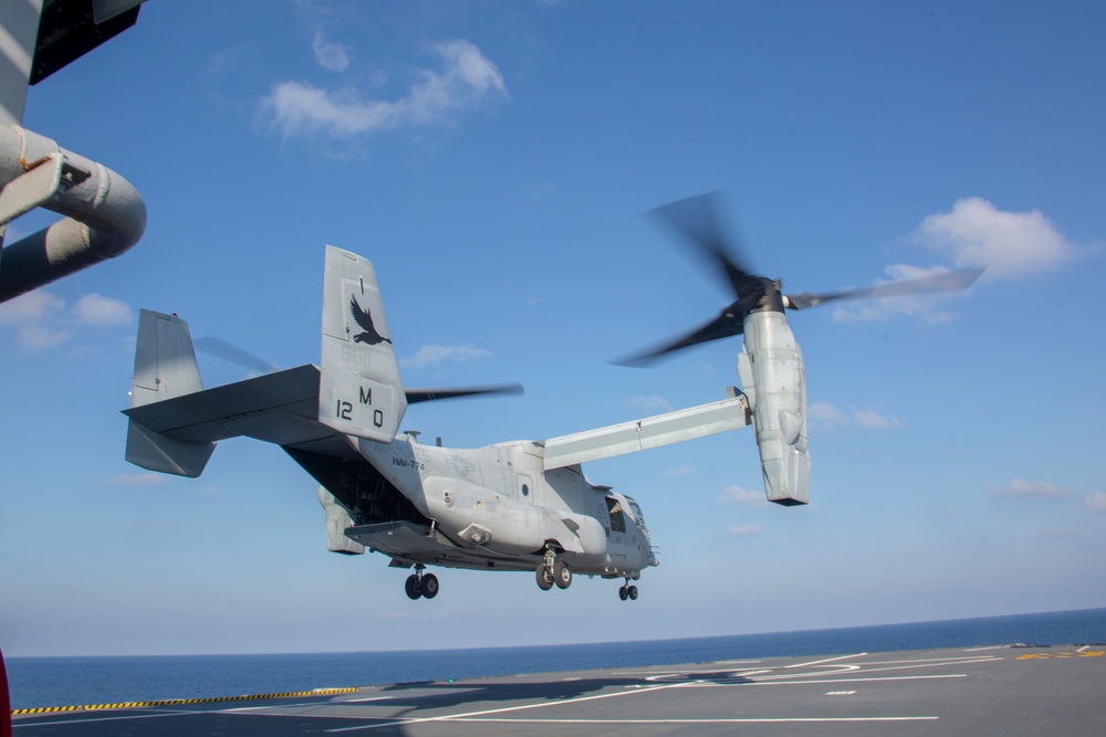 DVIDS - Images - MV-22 Ospreys aboard DIXMUDE [Image 4 of 8]