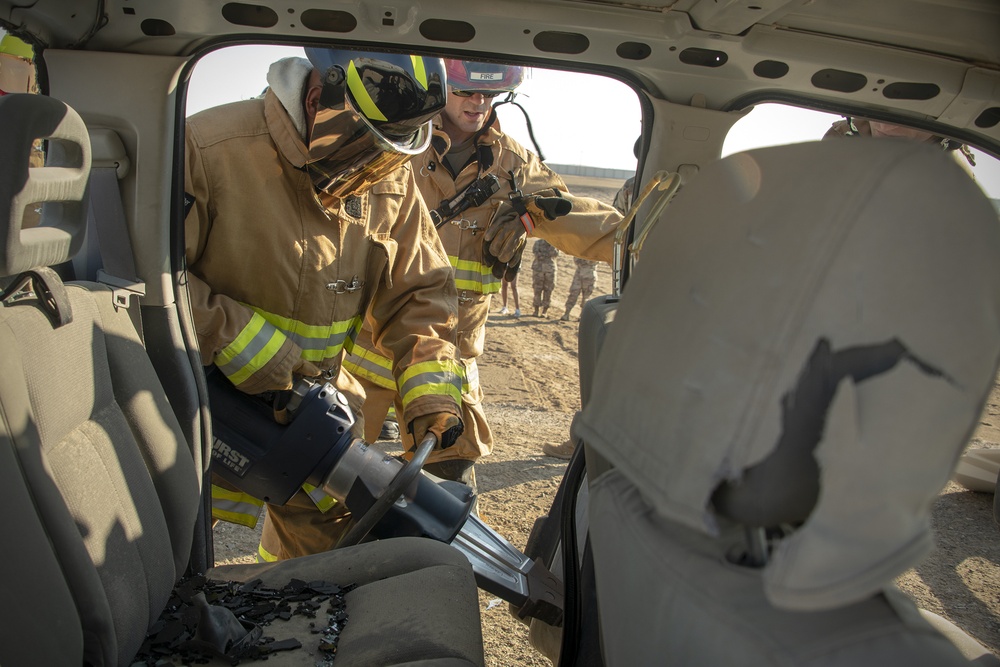 DVIDS - Images - Fire Dept, EOD, leadership participate in vehicle ...