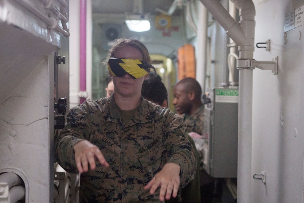 DVIDS - Images - 31st MEU Marines conduct egress training aboard the ...