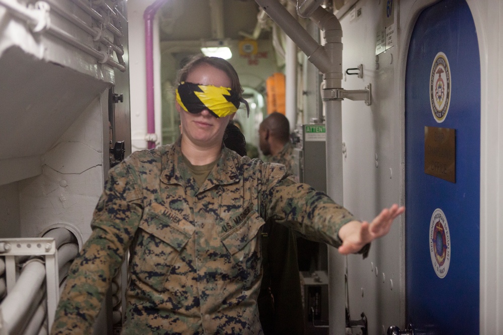 DVIDS - Images - 31st MEU Marines conduct egress training aboard the ...