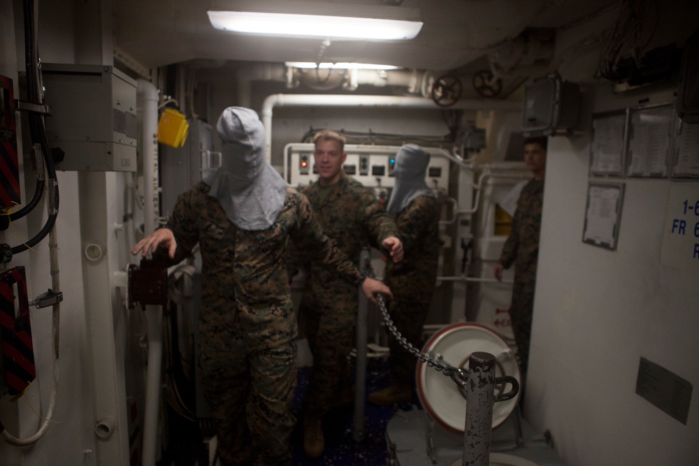 DVIDS - Images - 31st MEU Marines conduct egress training aboard the ...