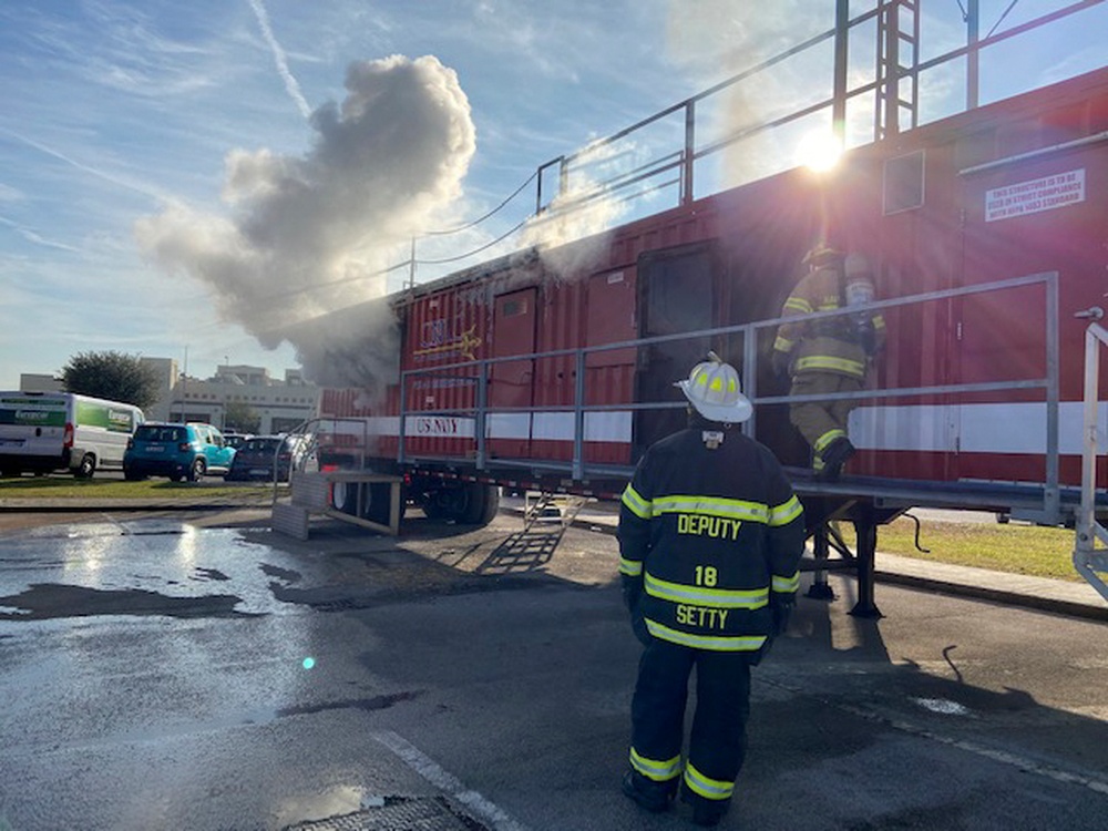 DVIDS - News - Innovative Emergency Services Training at NSA Naples