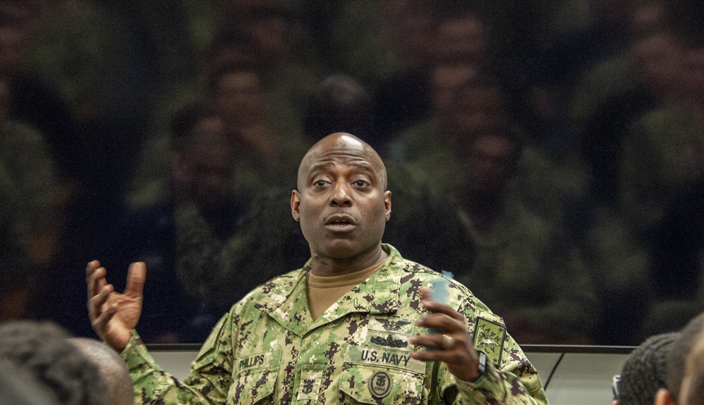 DVIDS - Images - Force Master Chief Huben Phillips visits JFK [Image 4 ...