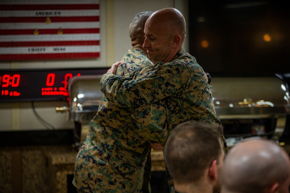 DVIDS - Images - 31st MEU Staff NCOs present a parting gift to MEU CO ...