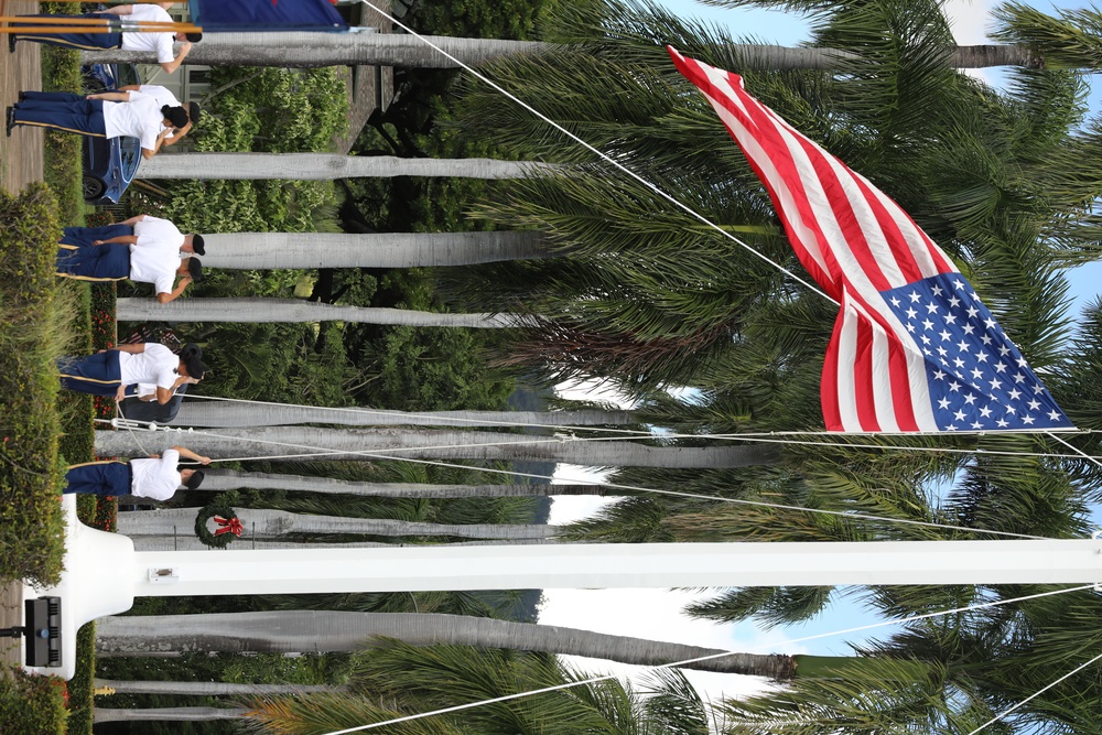 DVIDS - Images - U.S. Flag retreat [Image 2 of 2]