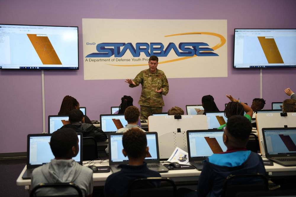 DVIDS - Images - Lt. Gen. Kirkland visits STARBASE ROBINS [Image 2 of 4]