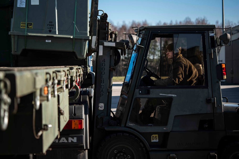 DVIDS - Images - Ramstein receives largest munitions shipment in over ...