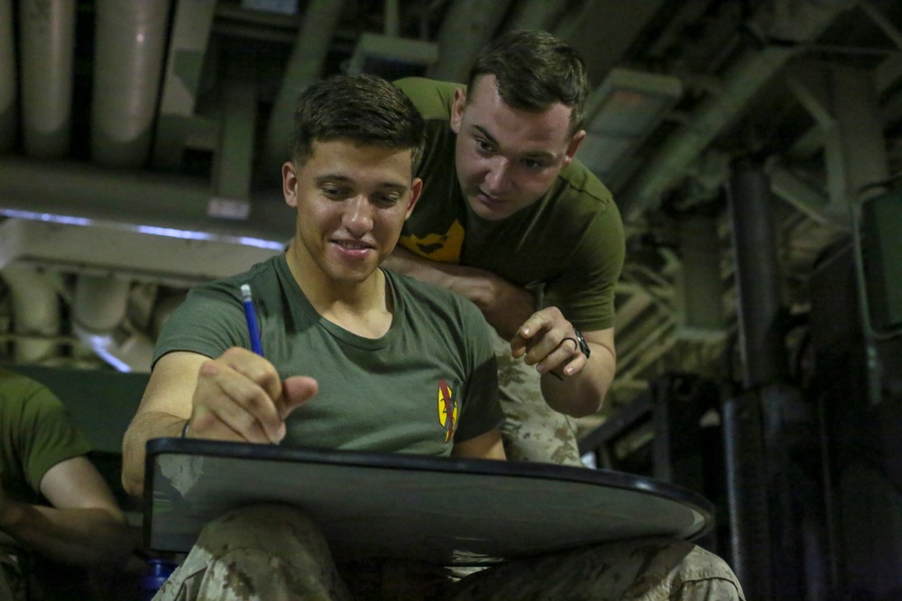 DVIDS - Images - Marines work, study aboard USS Bataan [Image 2 of 4]
