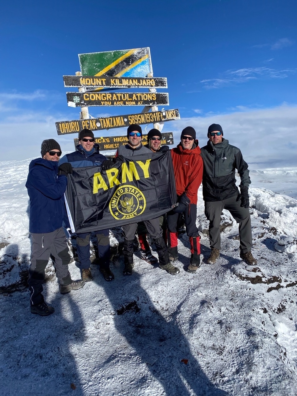 DVIDS - News - DTRA colonel, Army buddies take Army flag atop Mount ...
