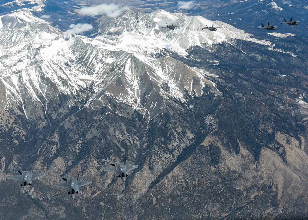 DVIDS - Images - Luke F-35s refuel en route to USAFA flyover [Image 7 of 7]