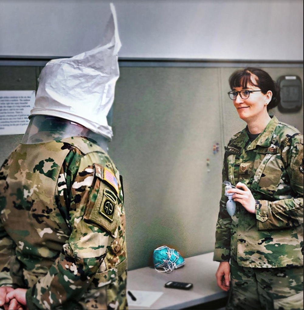 DVIDS - News - N95 Fit Test for New Mexico Army National Guardsmen