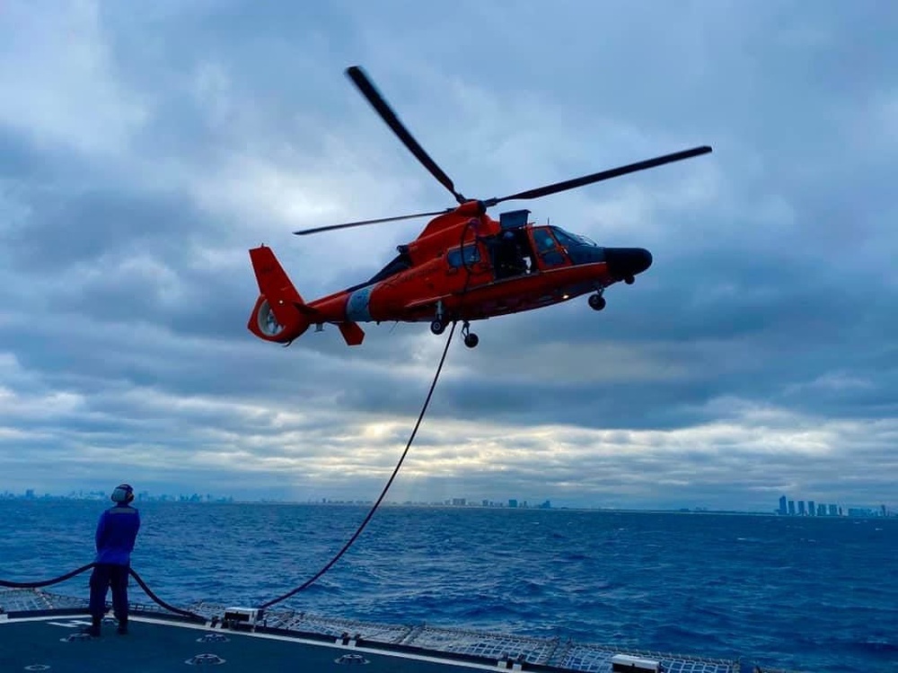 DVIDS - Images - Coast Guard cutter Harriet Lane conducts helo ...