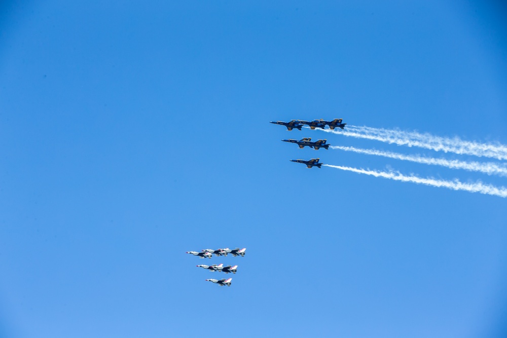 DVIDS - Images - Blue Angels flyover NYC during COVID-19 Pandemic ...