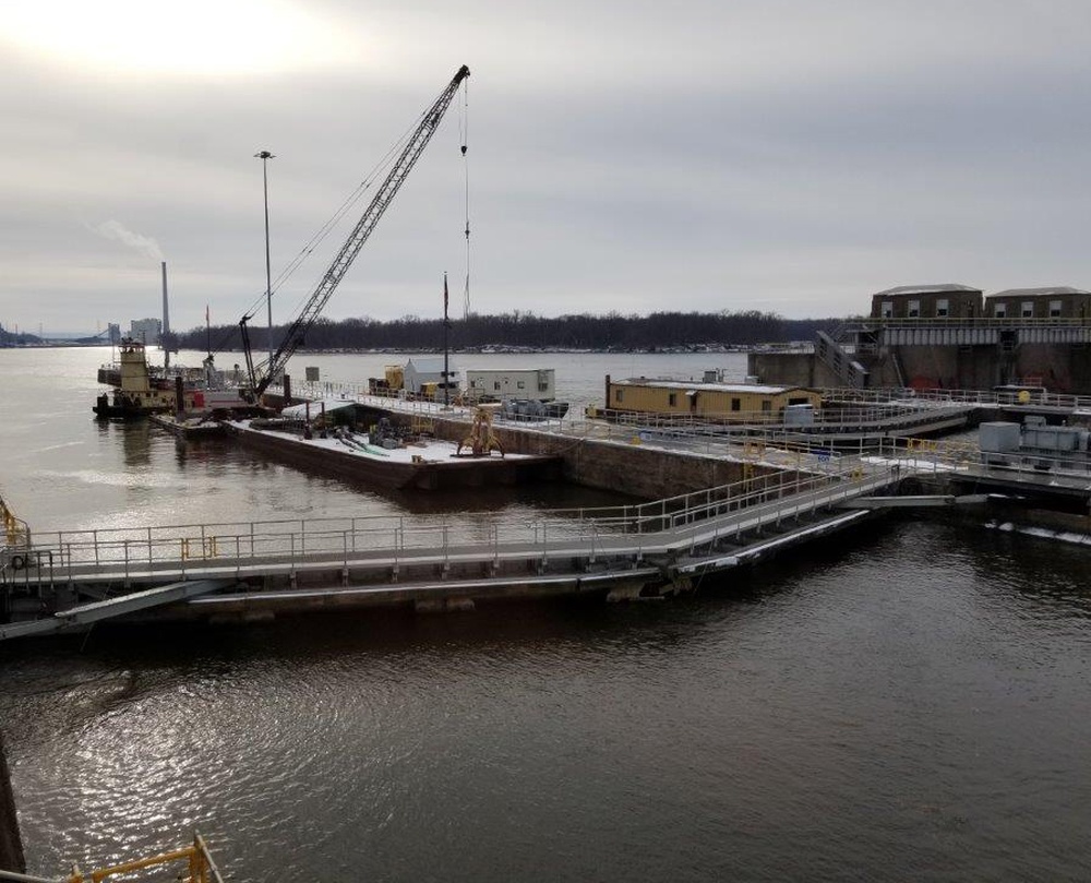 DVIDS - News - Corps completes winter maintenance at Lock and Dam 4