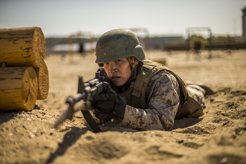 DVIDS - Images - Echo Company Bayonet Assault Course [Image 2 of 5]