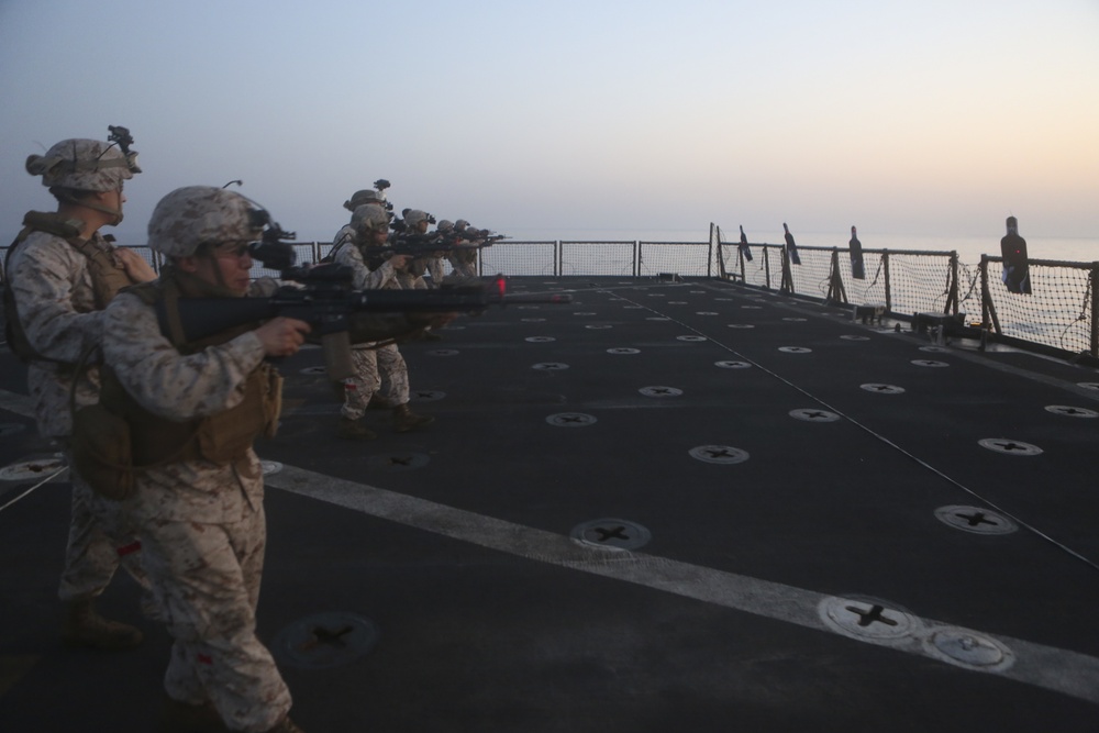 DVIDS - Images - CLB 26 maintains marksmanship proficiency aboard USS ...