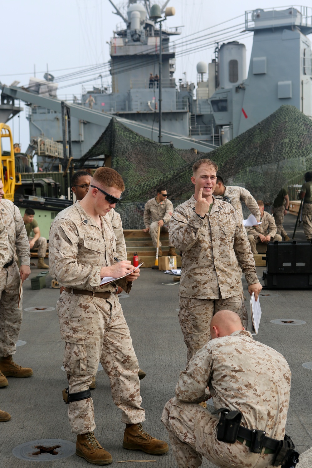 DVIDS - Images - Marines aboard USS Oak Hill enhance marksmanship ...