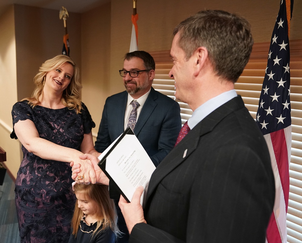 DVIDS - Images - Michelle Bekkering swearing in ceremony [Image 7 of 26]