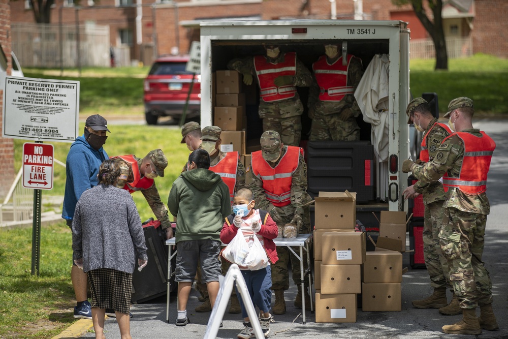 DVIDS - Images - MDNG 115th MP Battalion supports food distribution ...