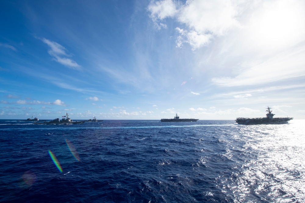 DVIDS - Images - USS Theodore Roosevelt Carrier Strike Group and USS ... DVIDS - Images - USS Theodore Roosevelt Carrier Strike Group and USS ...