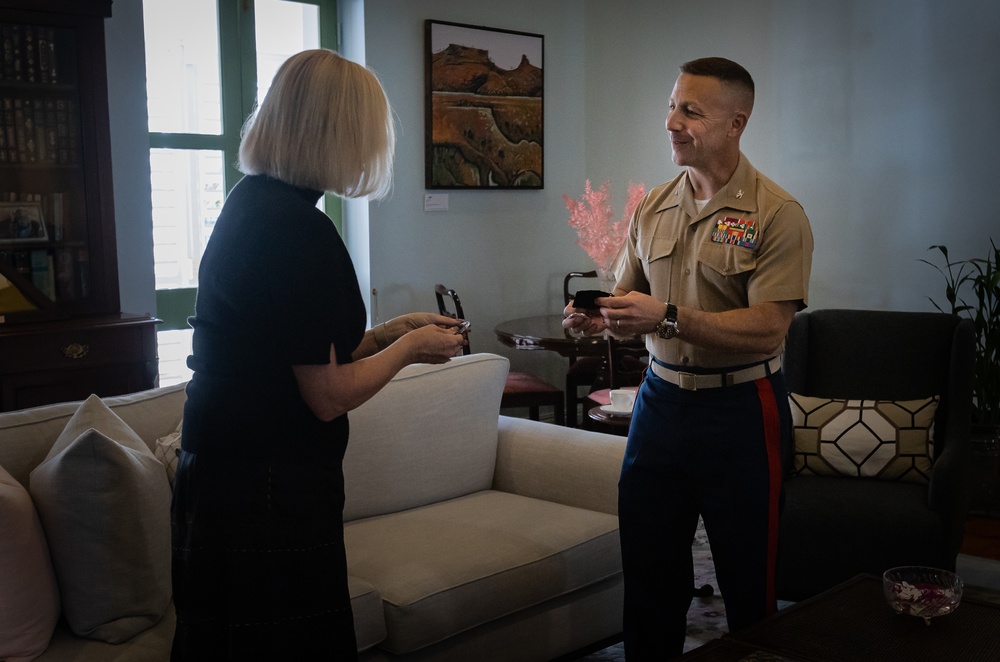 DVIDS - Images - MRF-D commander meets with Her Honour the Honourable ...